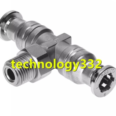 1PC NEW FESTO stainless steel T-thread connection CRQST-1/4-8 164204 # ...