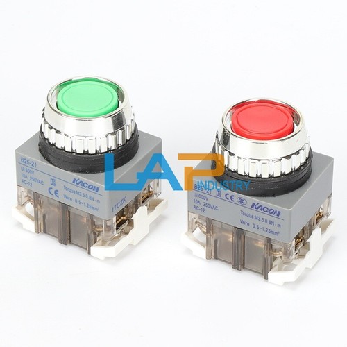 3PCS NEW FOR KACON push button switch B25-21 One open one closed 1a+1b ...