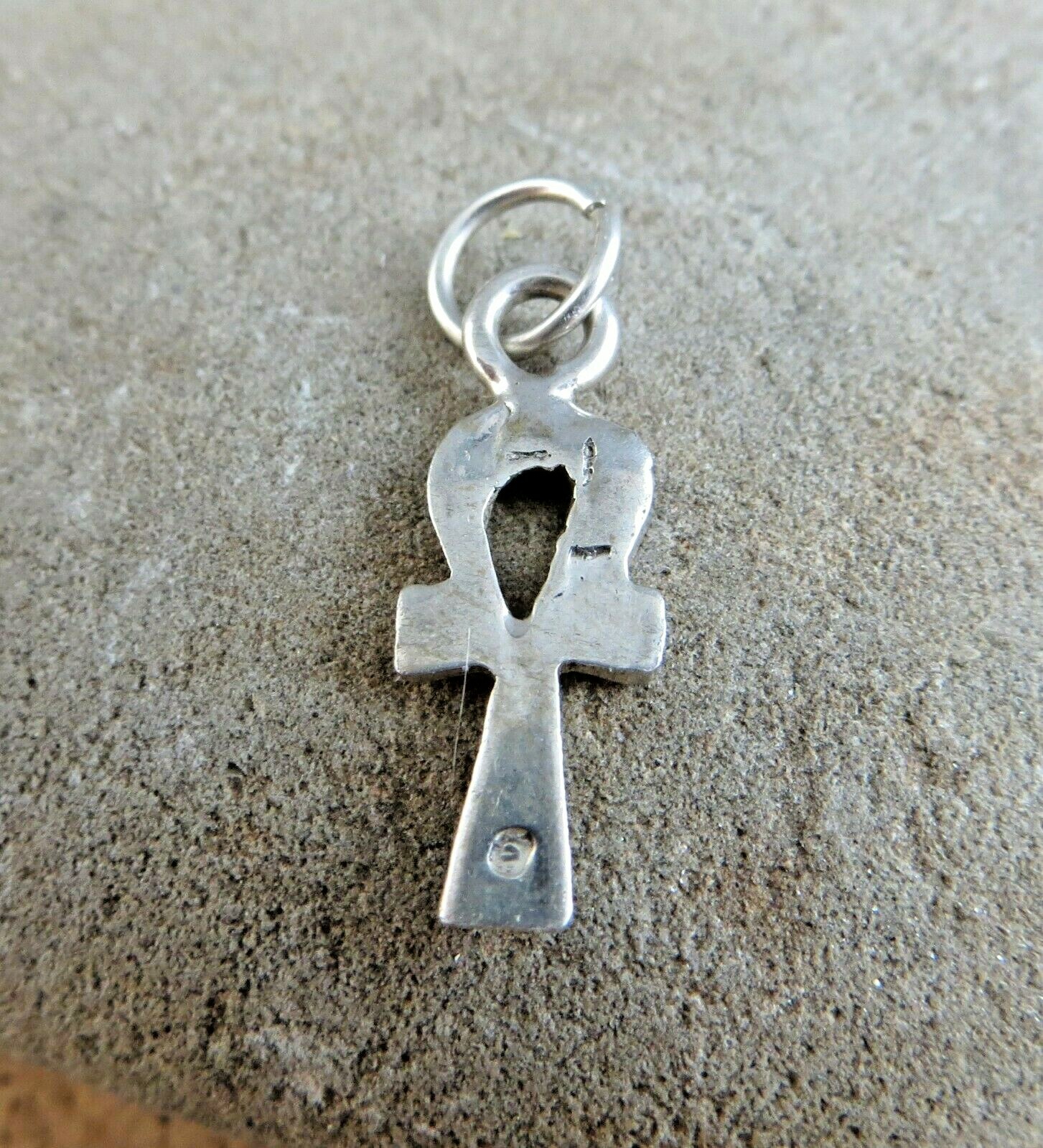 Plain Ankh Egyptian Symbol of Life Cross Sterling Sil… - Gem