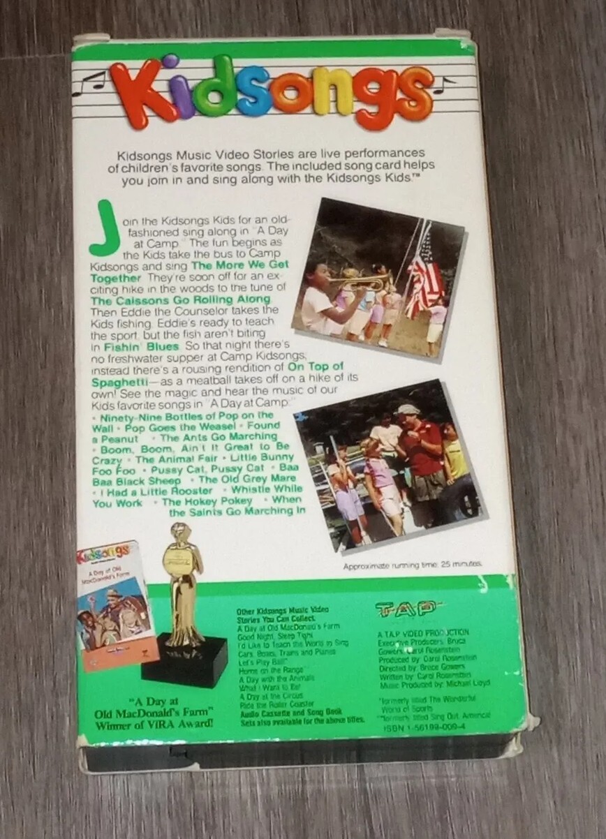 Kidsongs A Day At Camp View-Master Video VHS | eBay