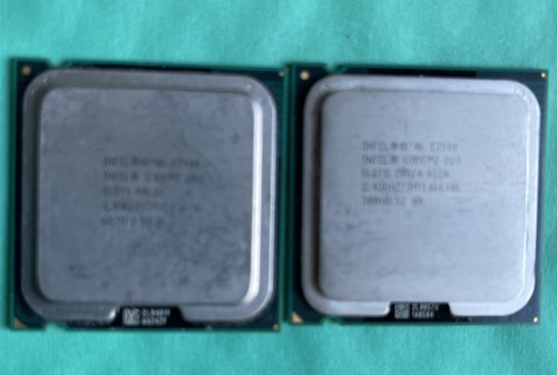 LOT 2 INTEL CORE 2 DUO E7500 2.93GHZ 3M/1066 DUAL LGA 775 CPU PROCESSOR ...