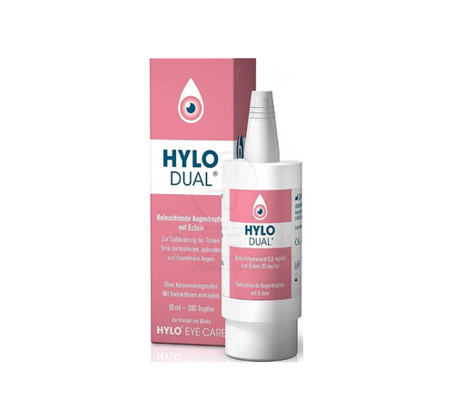 10 X HYLO DUAL Lubricant Eye Drops with Ectoin Ursapharm | eBay