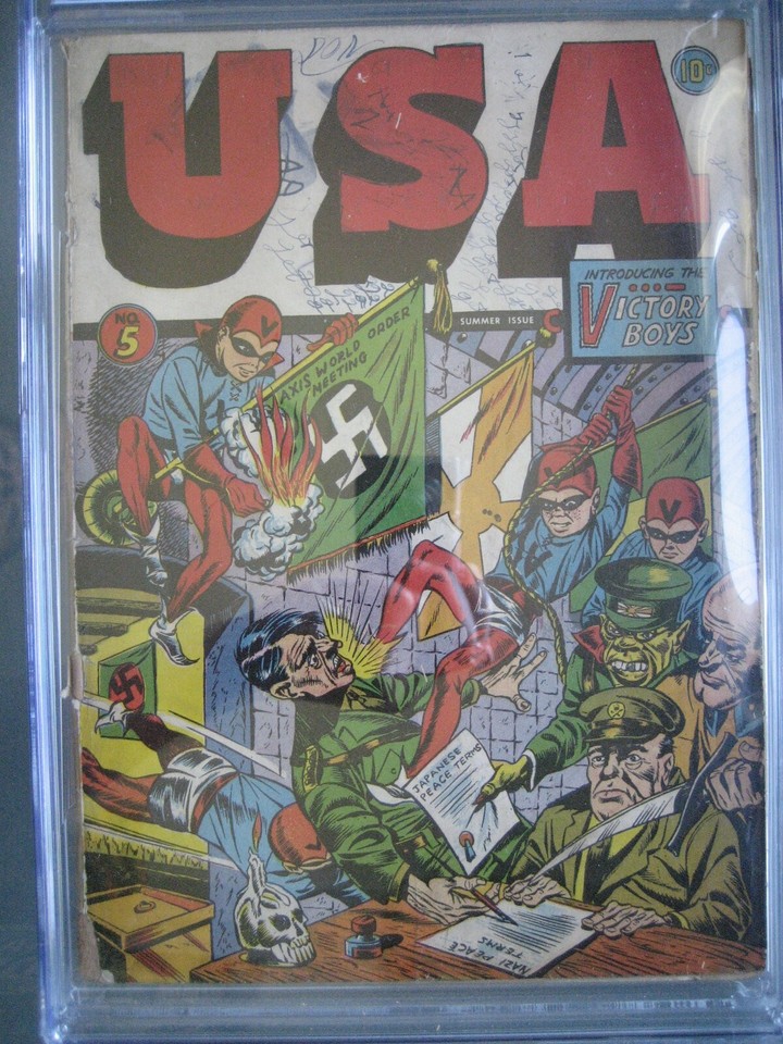 USA Comics #5 Timely Comics 1942 CGC 1.8 1st app Hirohito - Rare | eBay