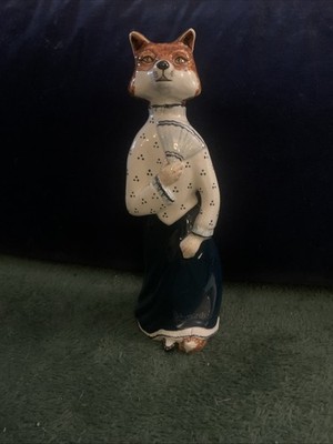 Cinque Ports Pottery Collectable Felicity Fox Country Collection Rare ...