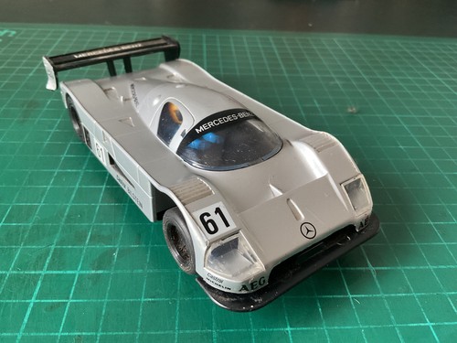 Scalextric C189 Mercedes-Benz C9-88 Sauber Silver #61 Lights New rear ...