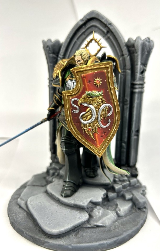 Lion El'Johnson Dark Angels Primarch Hand Painted Display Statue ...