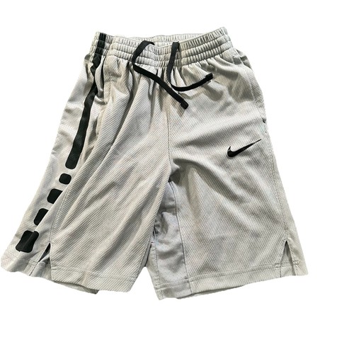 Nike Gray Dry Fit Kids Boys Sports Athletic Shorts Size Large | eBay