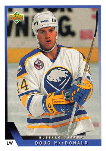 Doug MacDonald 1993 Upper Deck #97 Buffalo Sabres | eBay