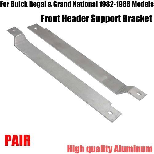 For G Body Buick Regal Grand National Front Header Support Bracket Pair ...
