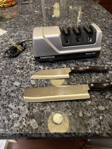 Chefs Choice Trizor Edge Electric 3 Stage Knife Sharpener Model 15 XV ...