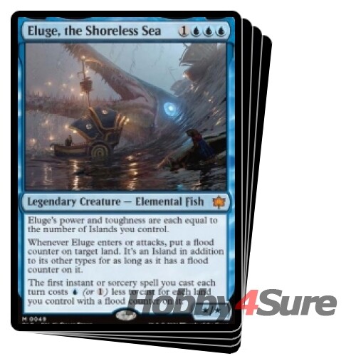 Presale Eluge, The Shoreless Sea X4 M/NM Magic: The Gathering MTG ...