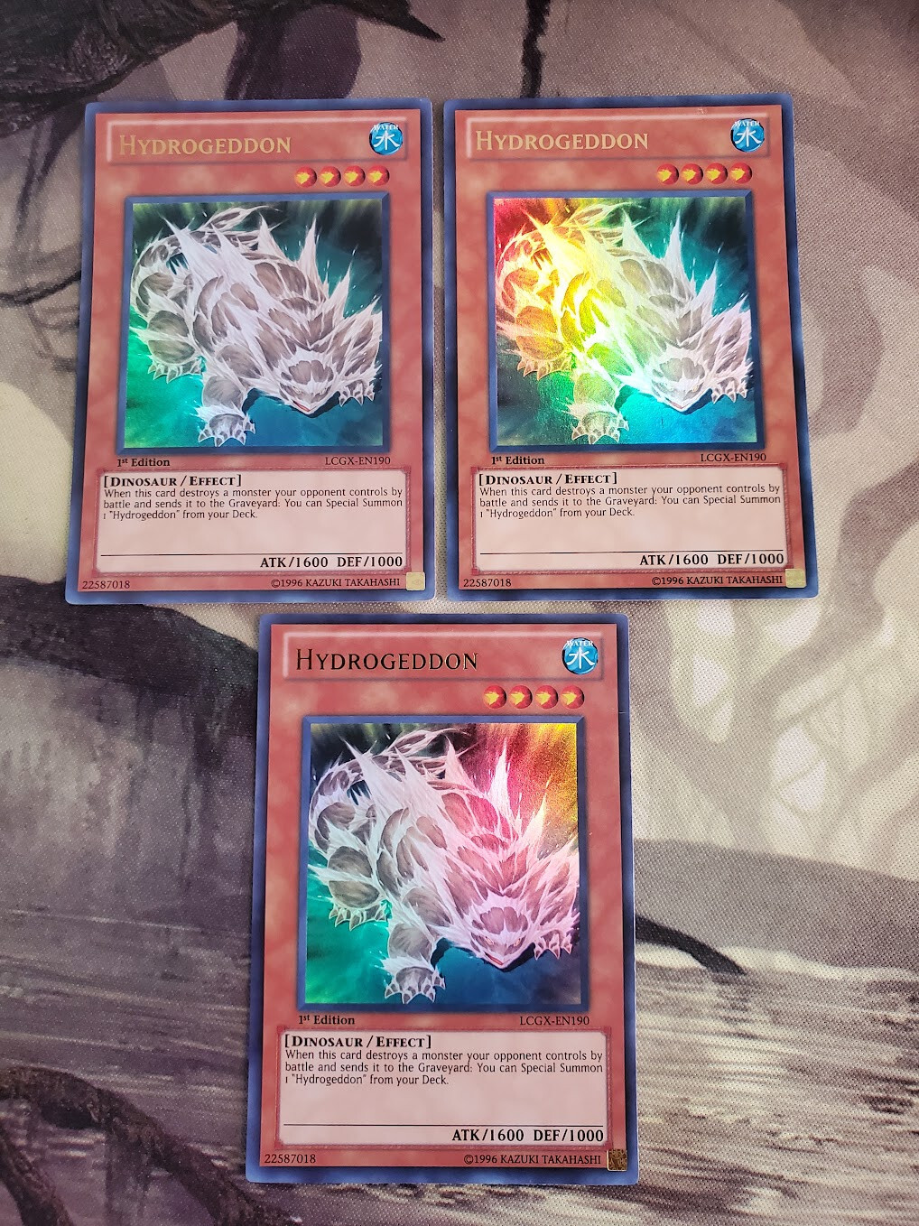 Yugioh - Hydrogeddon LCGX-EN190 NM 1st ed Ultra Rare x3 | eBay