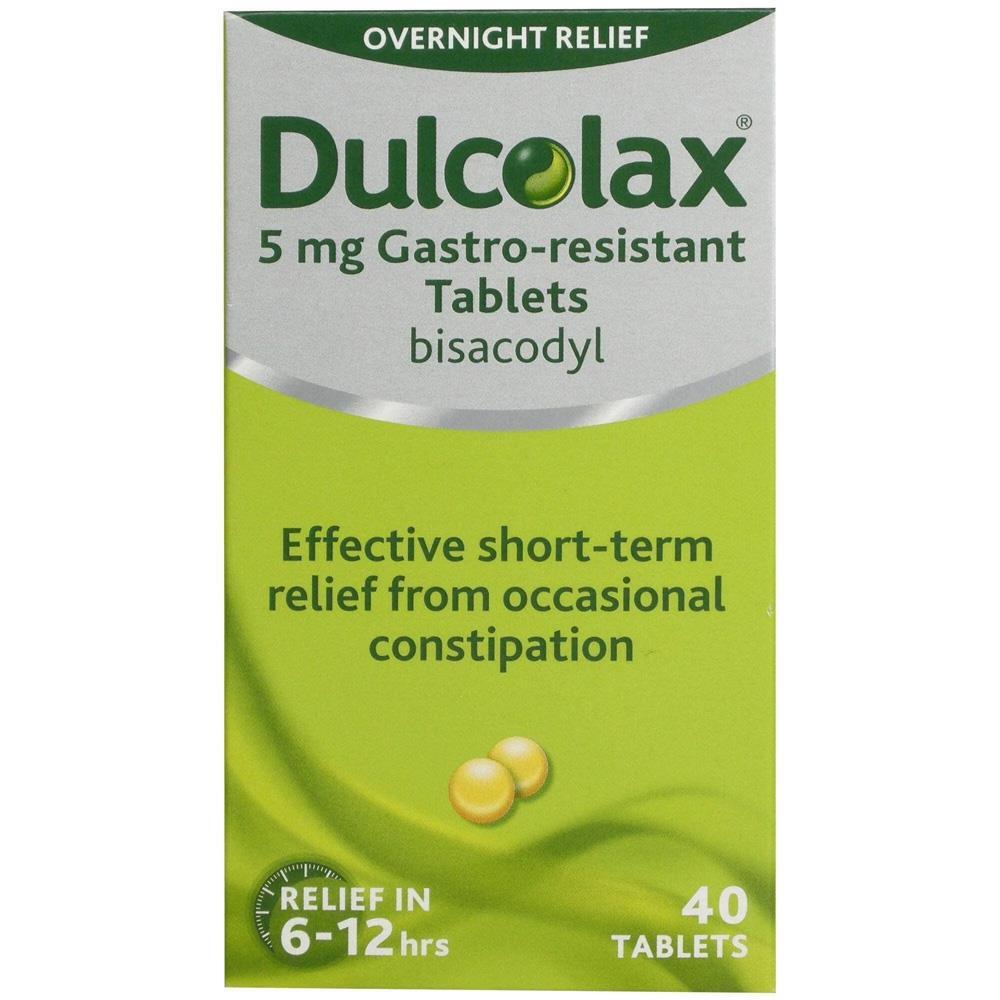 Dulcolax Twelve Plus 5mg Gastro-resistant x40 Tablets | Relief in 6-12 ...