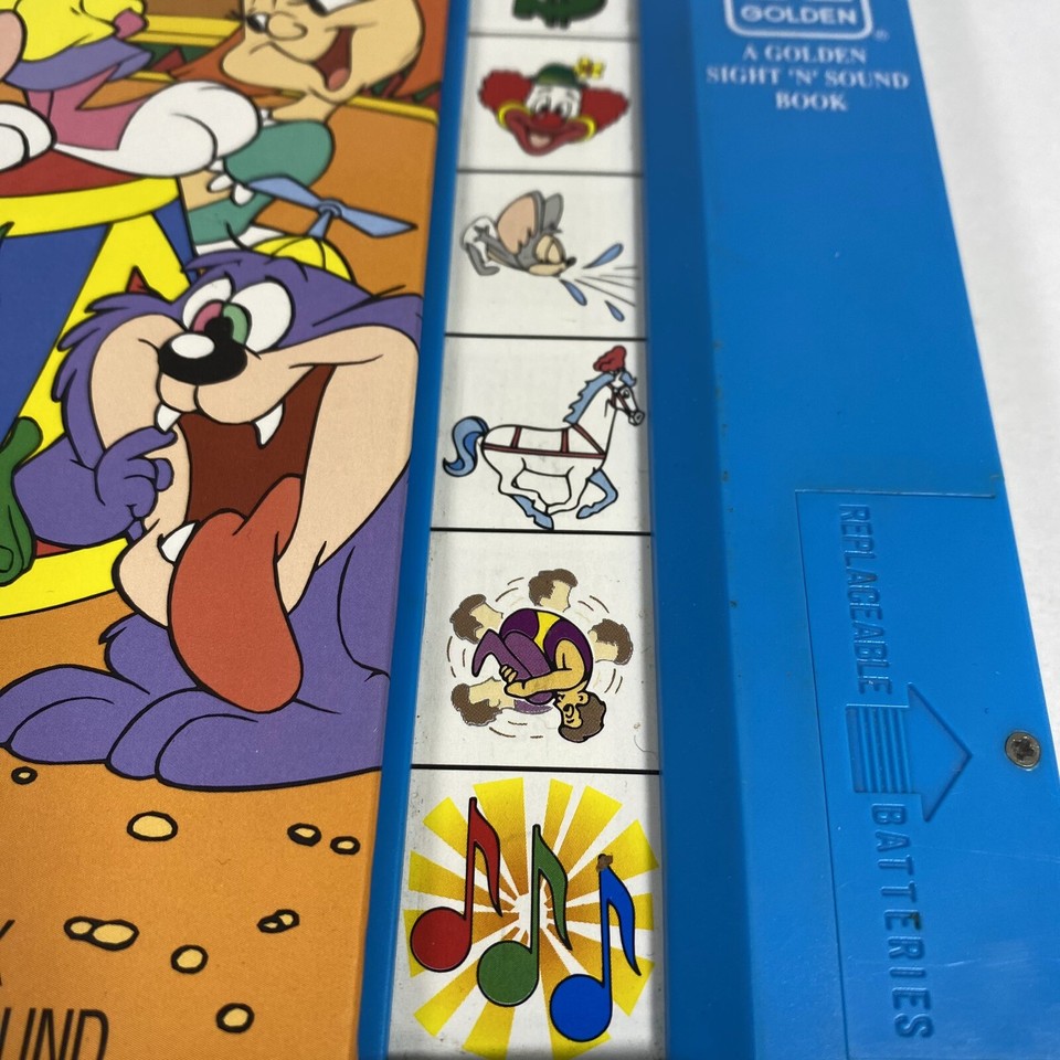 Tiny Toon Adventures Circus Comes to Town Golden Sound Story Book ...