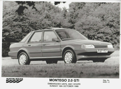 Rover Montego 2.0 GTi Saloon 1988-89 Original UK Press Photograph Side ...