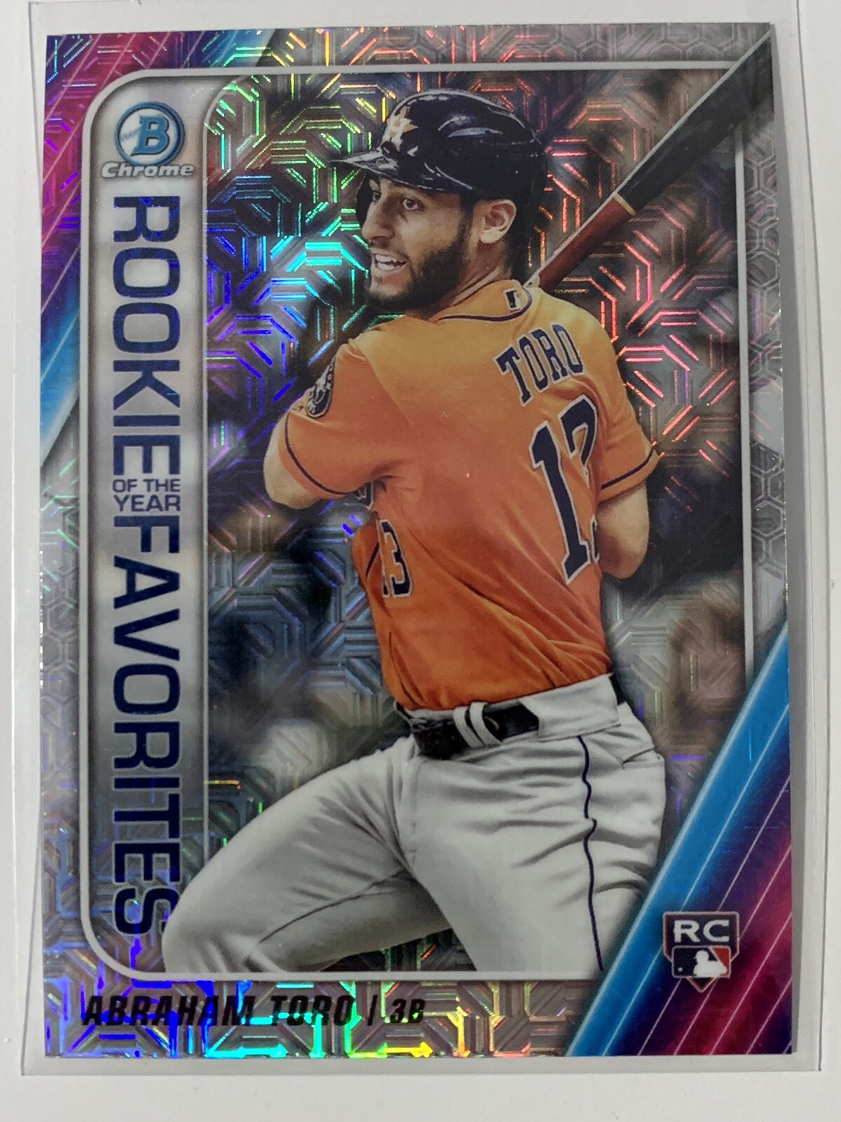 2020 Bowman-Abraham Toro ASTROS-RC-ROY Favorites Mojo Refractor-#ROYF ...