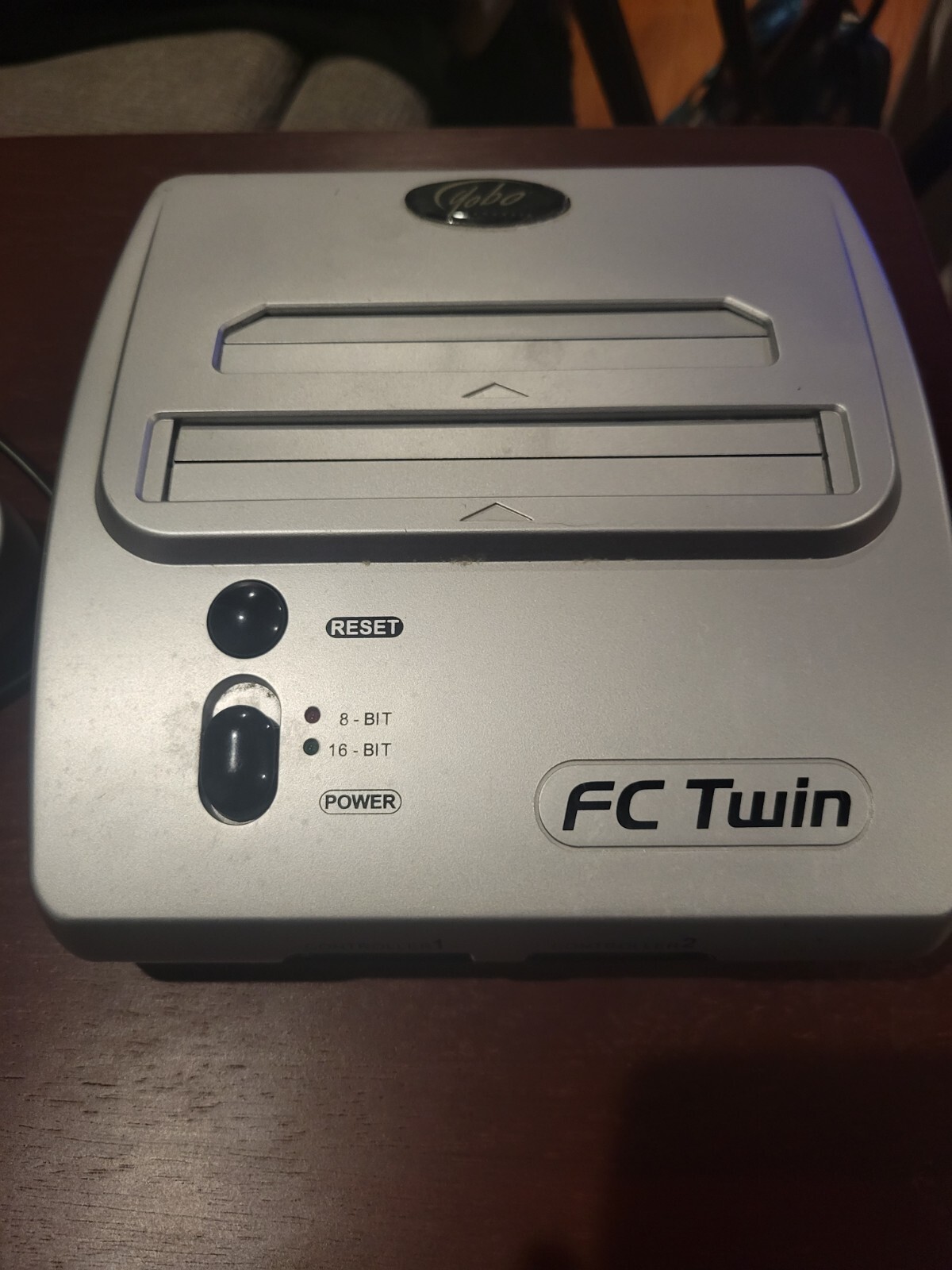 FC Twin NES SNES Console Grey With 1 controller no attachments ...
