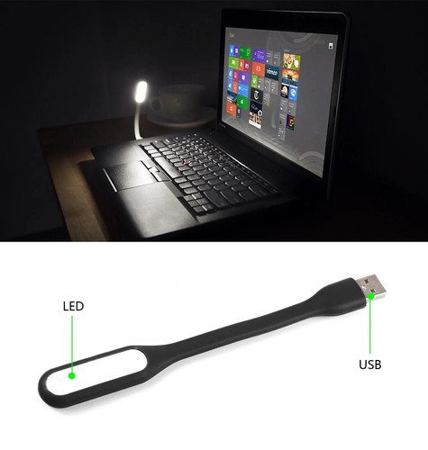 Modern Flexible USB LED Light Lamp Night Lamp for Laptop Desktop ...