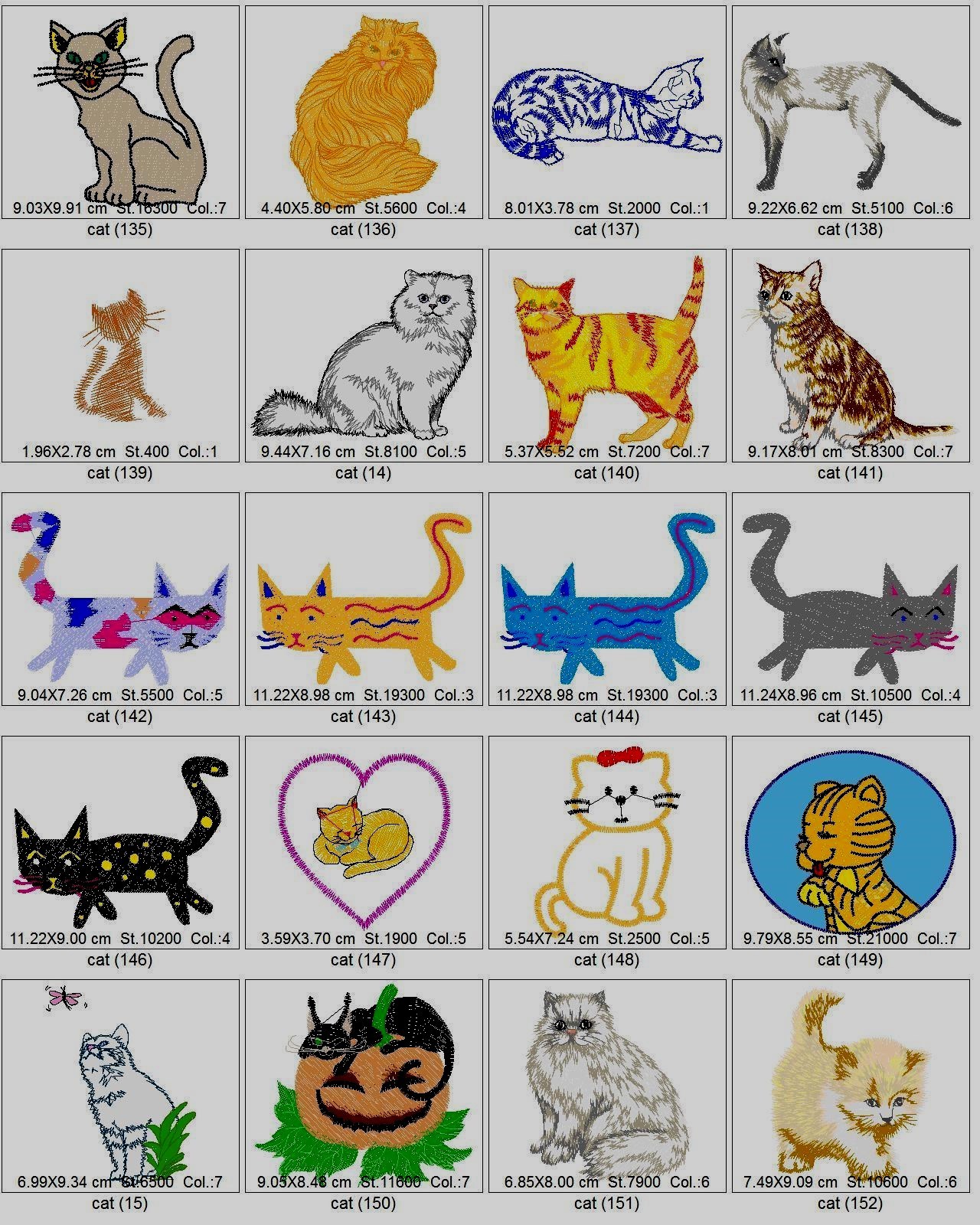 5,000+/- ANIMAL PETS FISH BROTHER EMBROIDERY MACHINE DESIGN COLLECTION ...