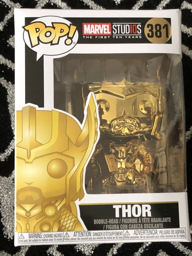 Funko Pop! Marvel Studios Thor GoldChrome Chase Figure 381 | eBay