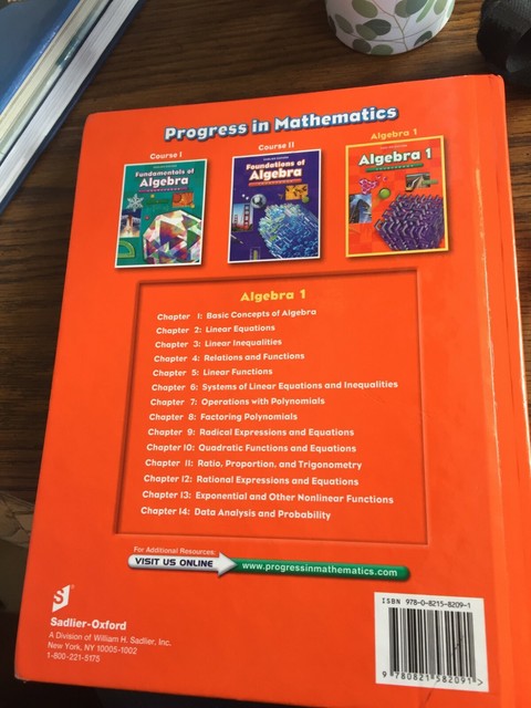 Algebra 1 Source Book Sadlier Oxford for sale online | eBay