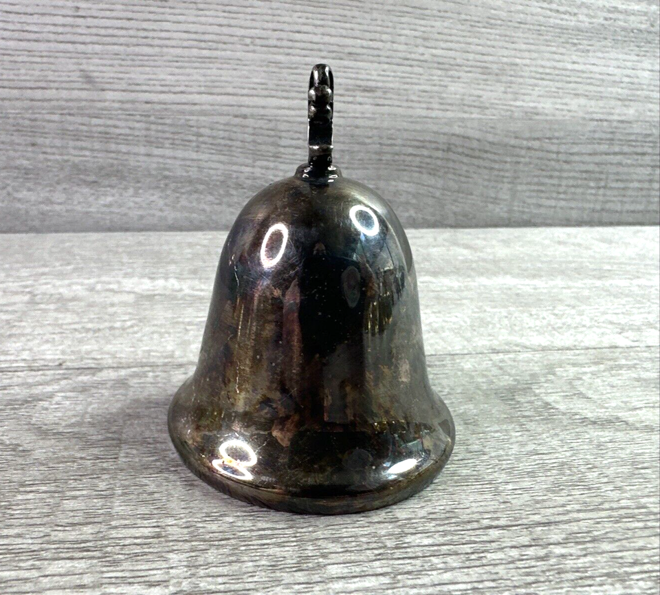 Reed & Barton NOEL MUSIC BELL 1st Edition 1980 White Christmas Silver ...