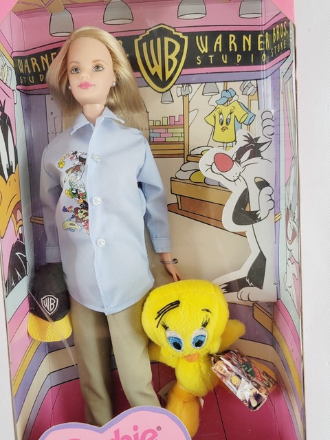 Barbie Loves Tweety Doll Warner Bros. Studio 1998 Mattel for sale ...