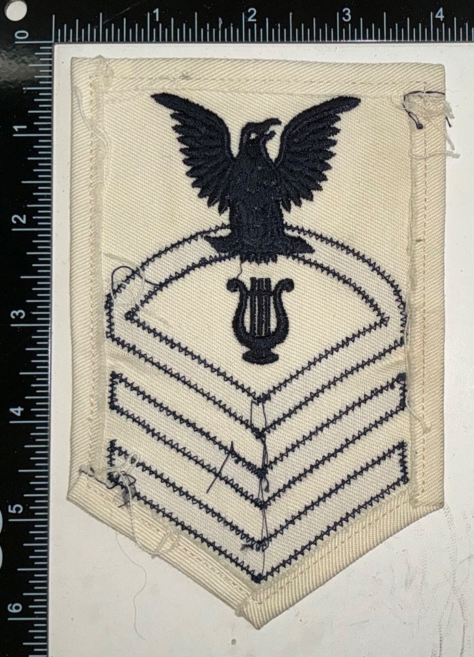 WWII USN US Navy Band Musician Chief Petty Officer CPO Rate Patch | eBay