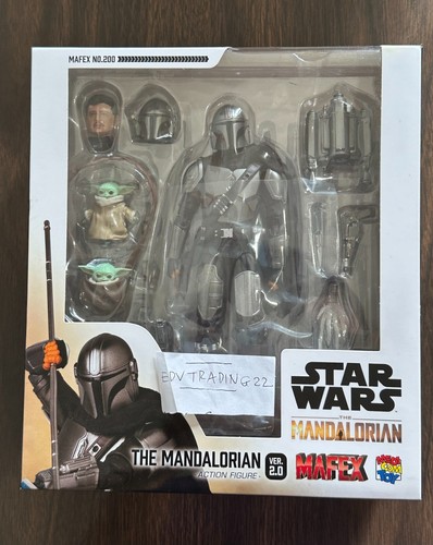 Medicom Toy Mafex No.200 The MANDALORIAN Ver. 2.0 PVC Action Figure USA ...