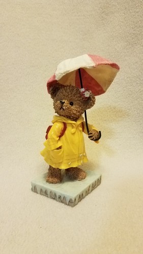2002 Home Interiors- Kuddles Korner, April Calendar, Bear Figurine | eBay