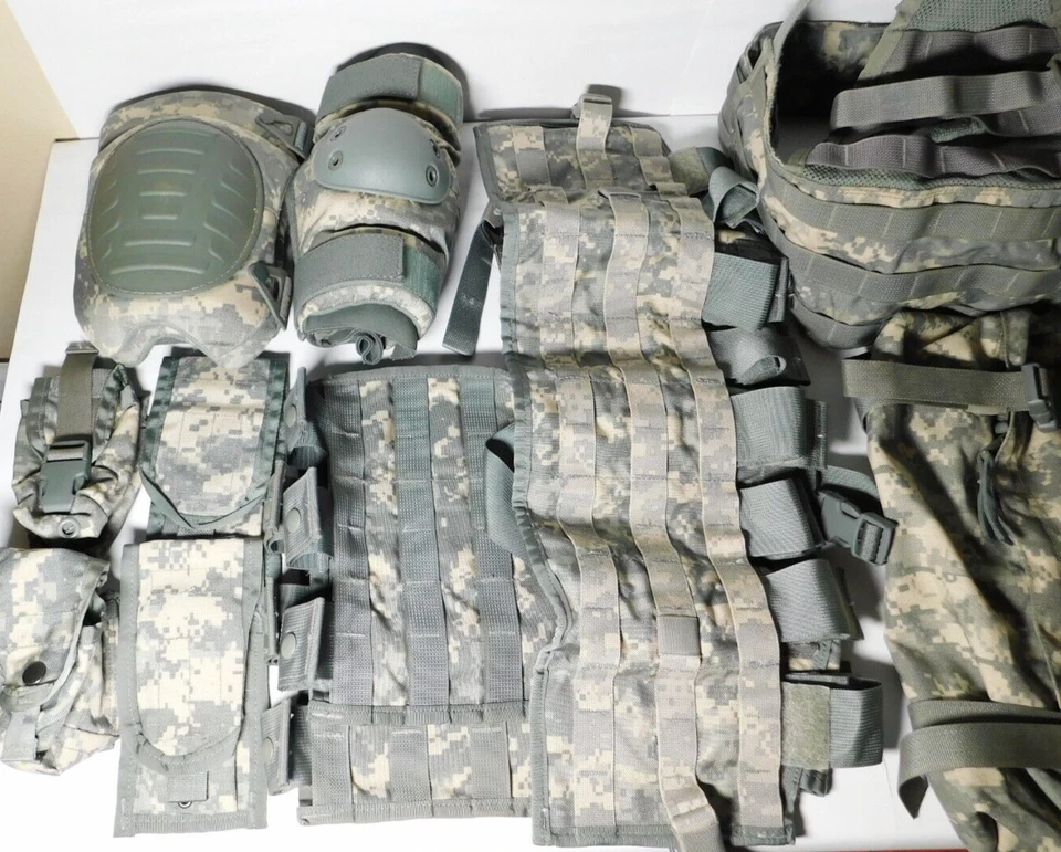 NO RESERVE USGI ACU 14 Piece Military Tac Gear Bundle *READ* Good ...