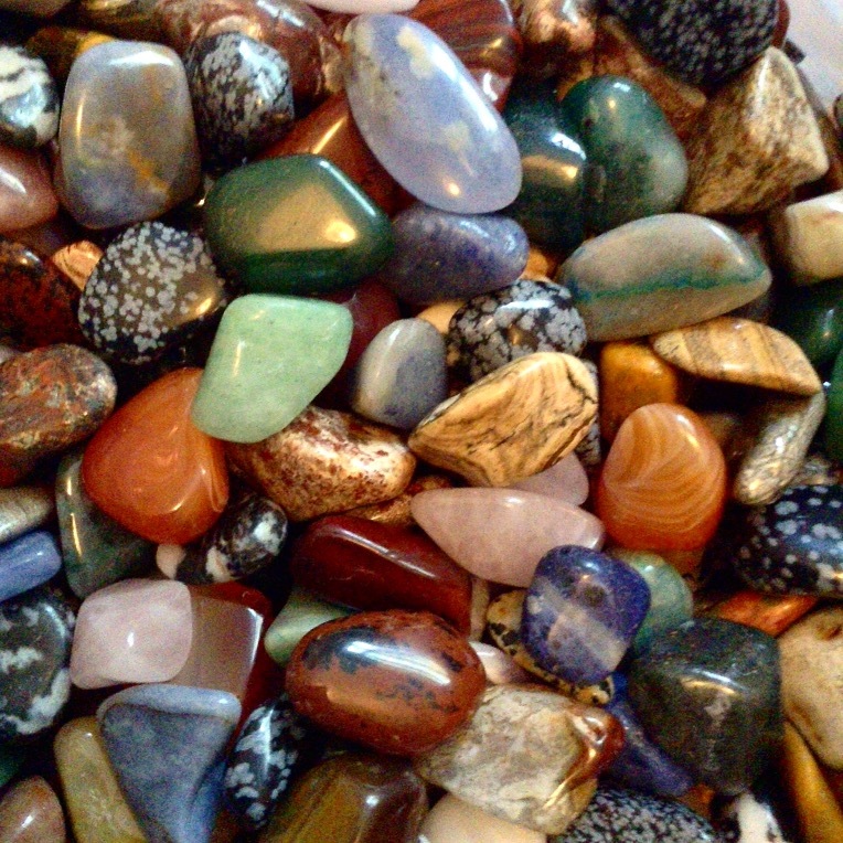 50 med tumbled stones crystal tumblestones reiki gemstones tumblestone ...