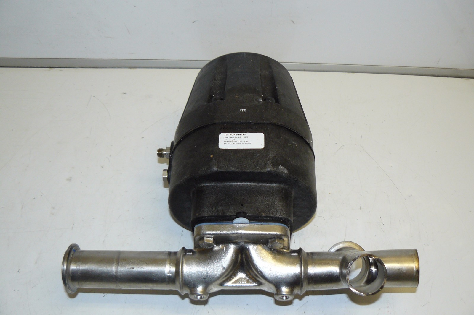 ITT PURE FLO A116 ADVANTAGE DIAPHRAGM TYPE ACTUATOR 1.5" 90PSI PTFE | eBay