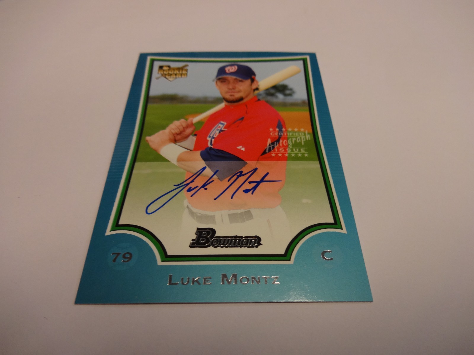 2009 Bowman Baseball Luke Montz Autographed Rookie Card #221 #'d 271/ ...