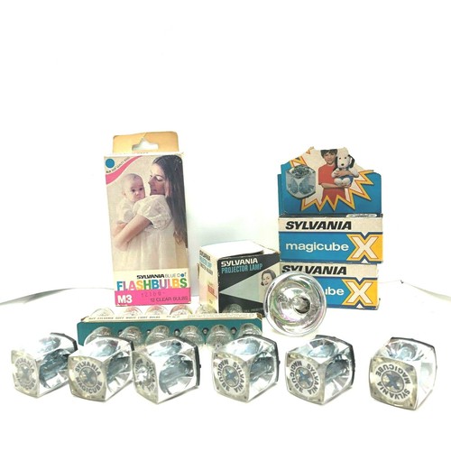 【UNUSED】Sylvania flashbulbs M3,PROJECTOR LAMP,magicube X Set From Japan ...