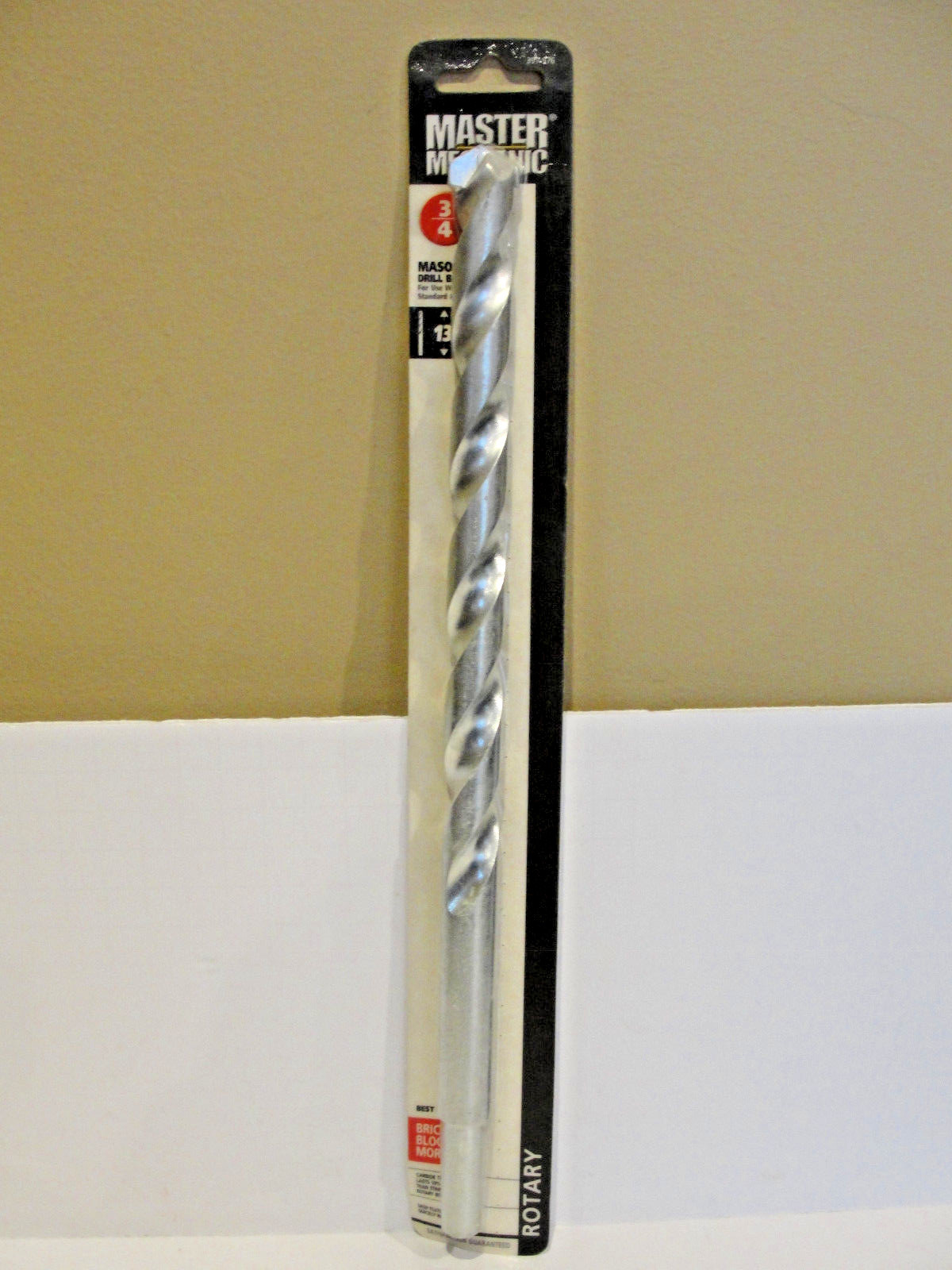 Master Mechanic 3/4-Inch Masonry Drill Bit 13-Inch Length, # 397-976 | eBay