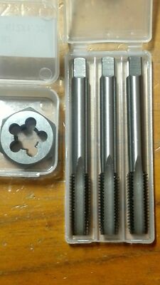 HSS threading Hand TAP + die nut set UNC UNF UNEF SAE 3/4 5 7/16 1/2 9/ ...