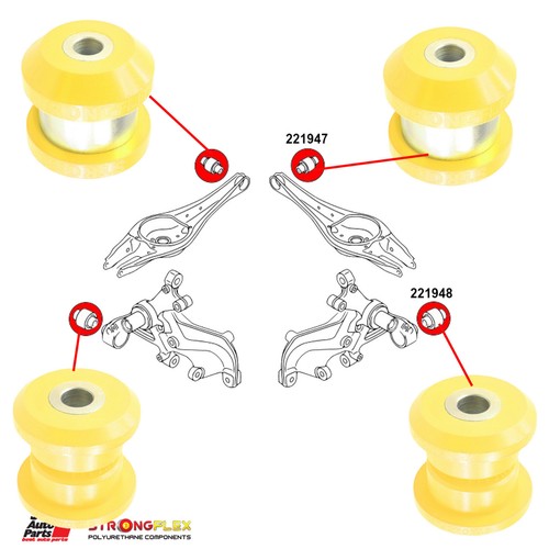 Skoda Silent blocs du bras arrière 5Q0505311C, 1K0505553A | eBay