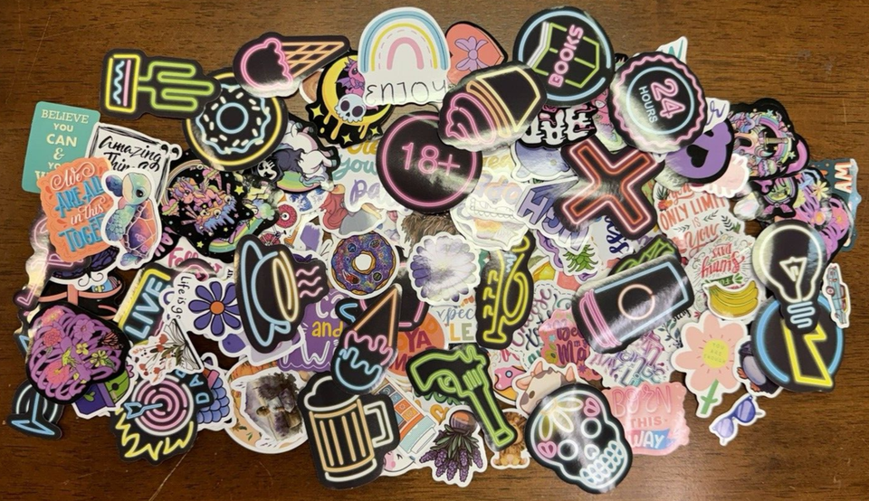 25/50/100/200/300 Stickers Bomb Laptop Luggage Decals Dope Sticker Pack ...