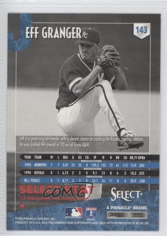 1995 Select Artist's Proof Jeff Granger #143 | eBay