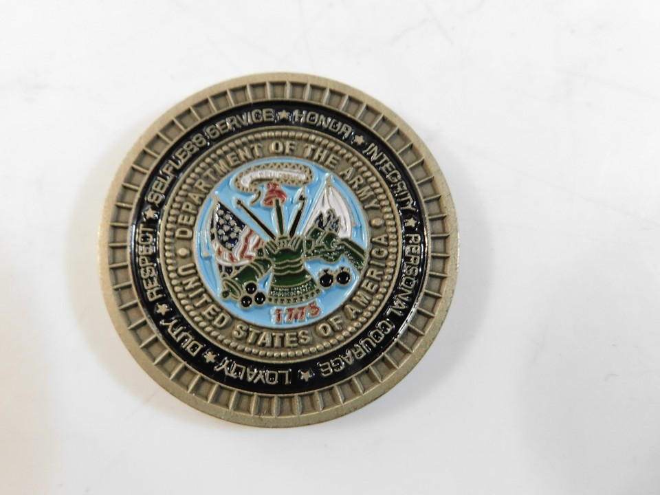 MILITARY ARMY I LOVE MY SOLDIER SPOUSE COIN DUTY RESPECT COIN VG RARE ...