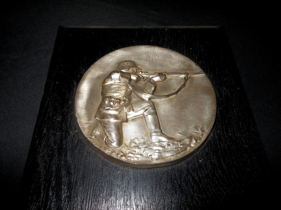 WW2 German Wehrmacht - AWARD PRESENTATION PLAQUE - UNIT MARKED - NICE ...