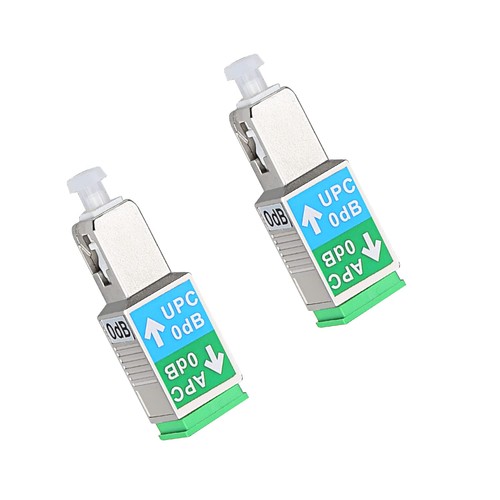 2 Pack SC/UPC Male to SC/APC Female Fiber Optic Adapter Singlemode SM ...