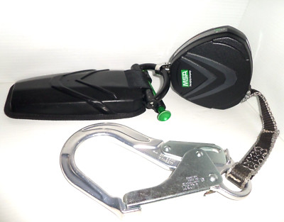 ⭐MSA⭐V-Wedge PFL Web 8' ft Retracting Lanyard Personal Fall Limiter W ...