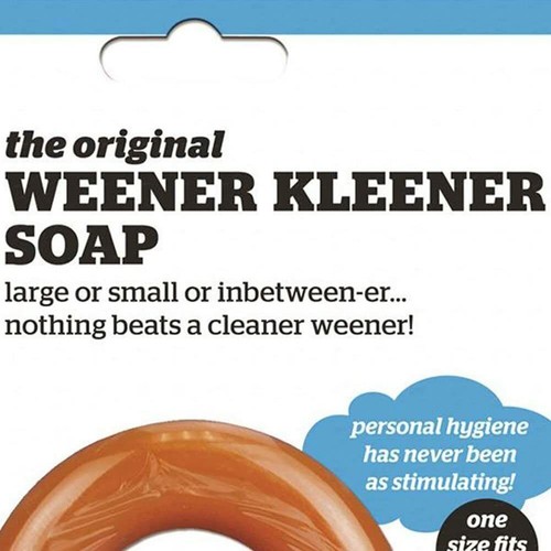2 TOTAL - Weener Kleeners Soap Weiner Cleaner Joke Gag Gift Party Adult ...