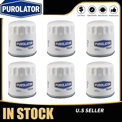6 Pack - TL10241 Purolator Tech Engine Oil Filter - Z87A Z135 Z131 ...