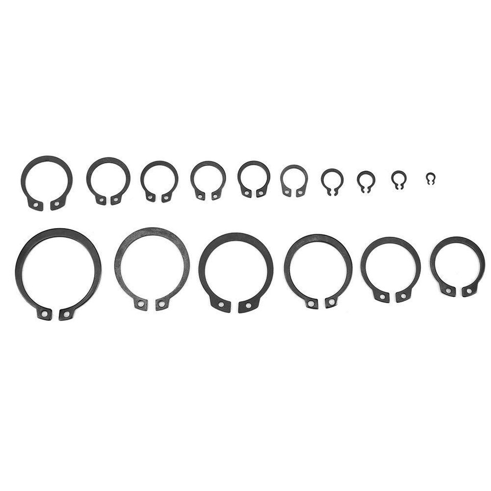 Black External Circlips 5mm-150mm Retaining Rings Snap CirClip DIN471 ...