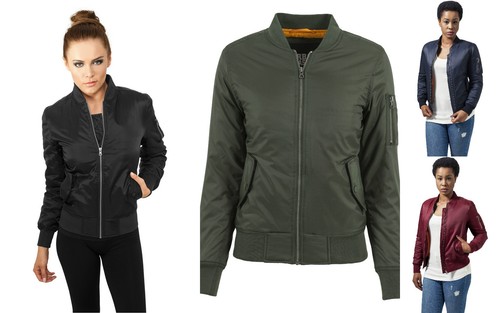 Urban Classics Ladies Basic Bomber Jacket | eBay