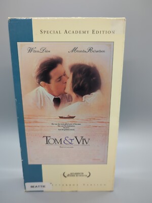 Tom & Viv Movie On VHS Willem Dafoe Miranda Richardson Promo Screener ...