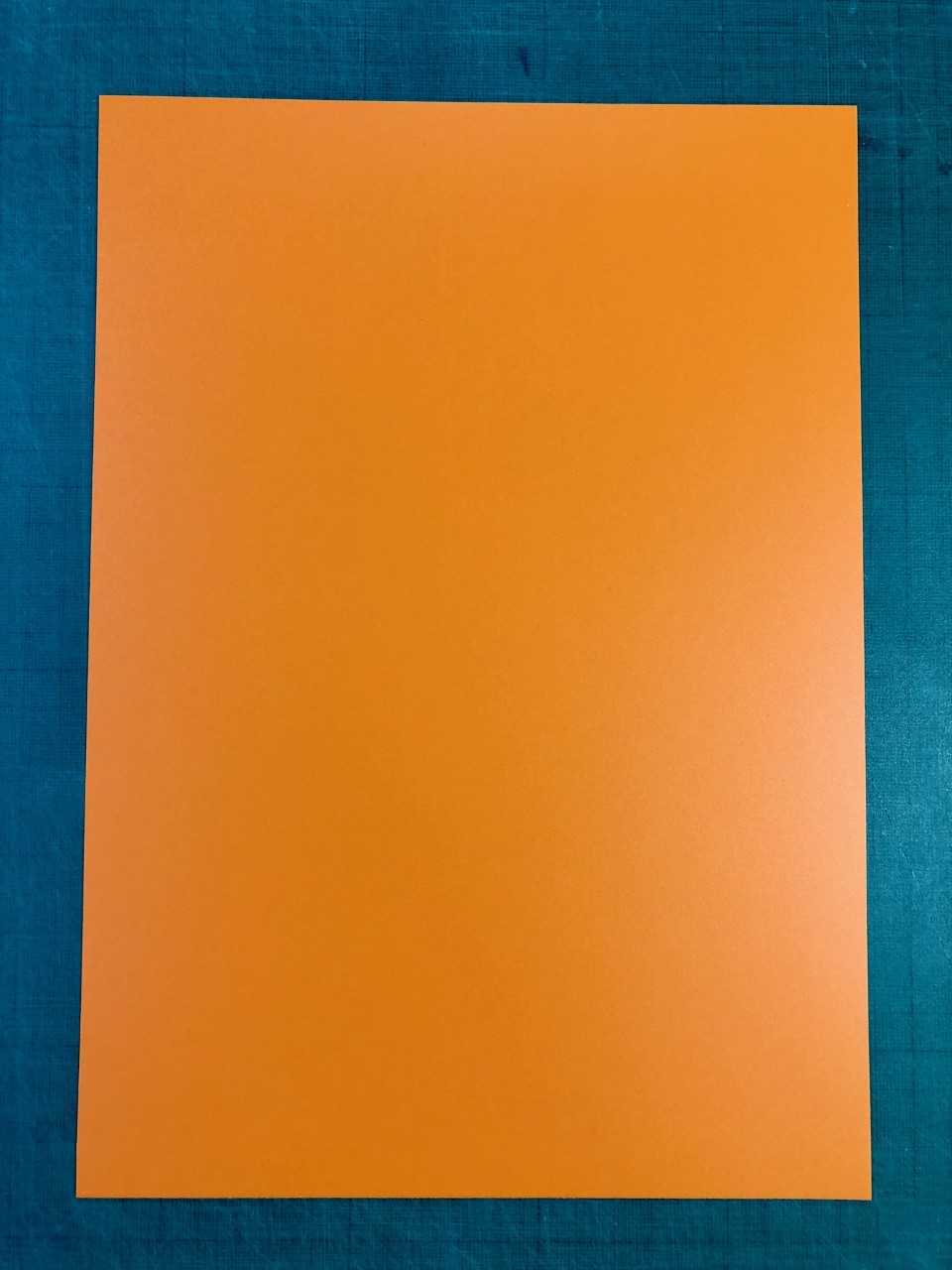 2 x A4 ORANGE Polypropylene Plastic Sheets 0.5mm Model Making, Art ...